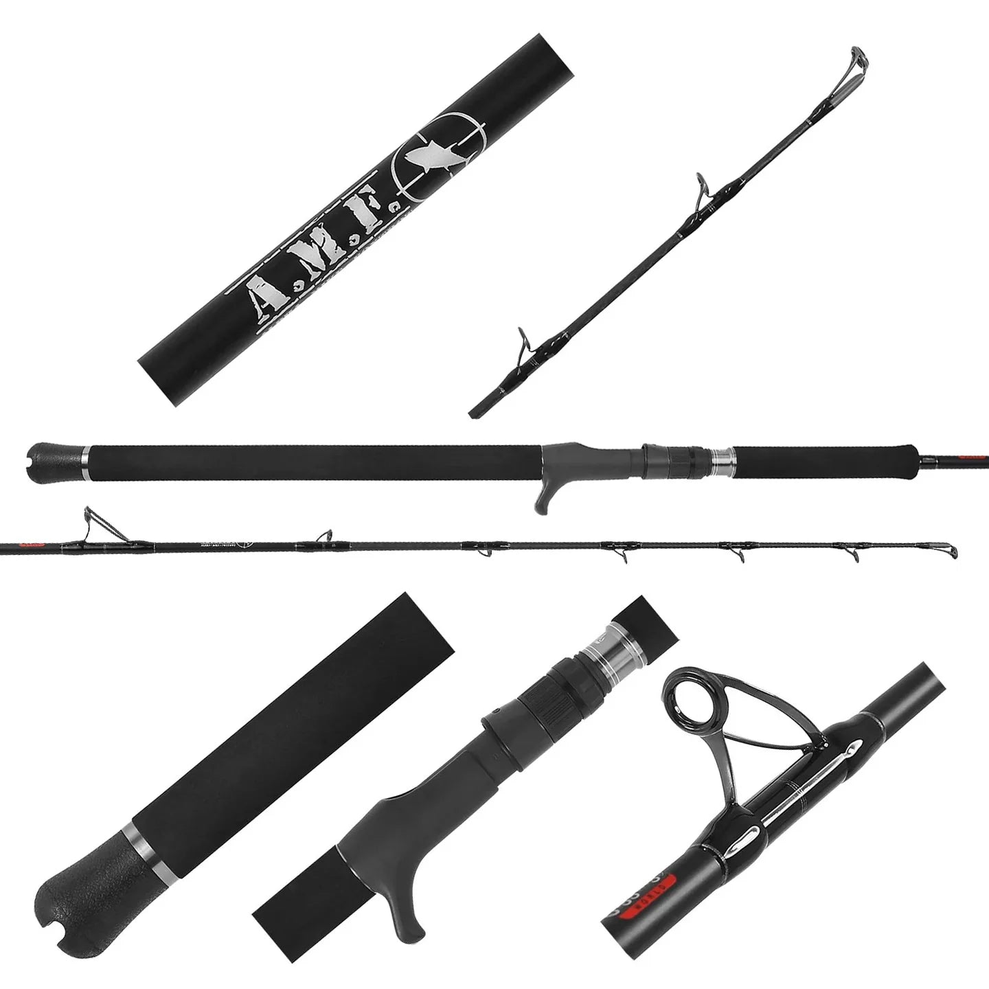 Jigging World AMF Jigging Rods Conventional Rods – Capitol Fishing ...