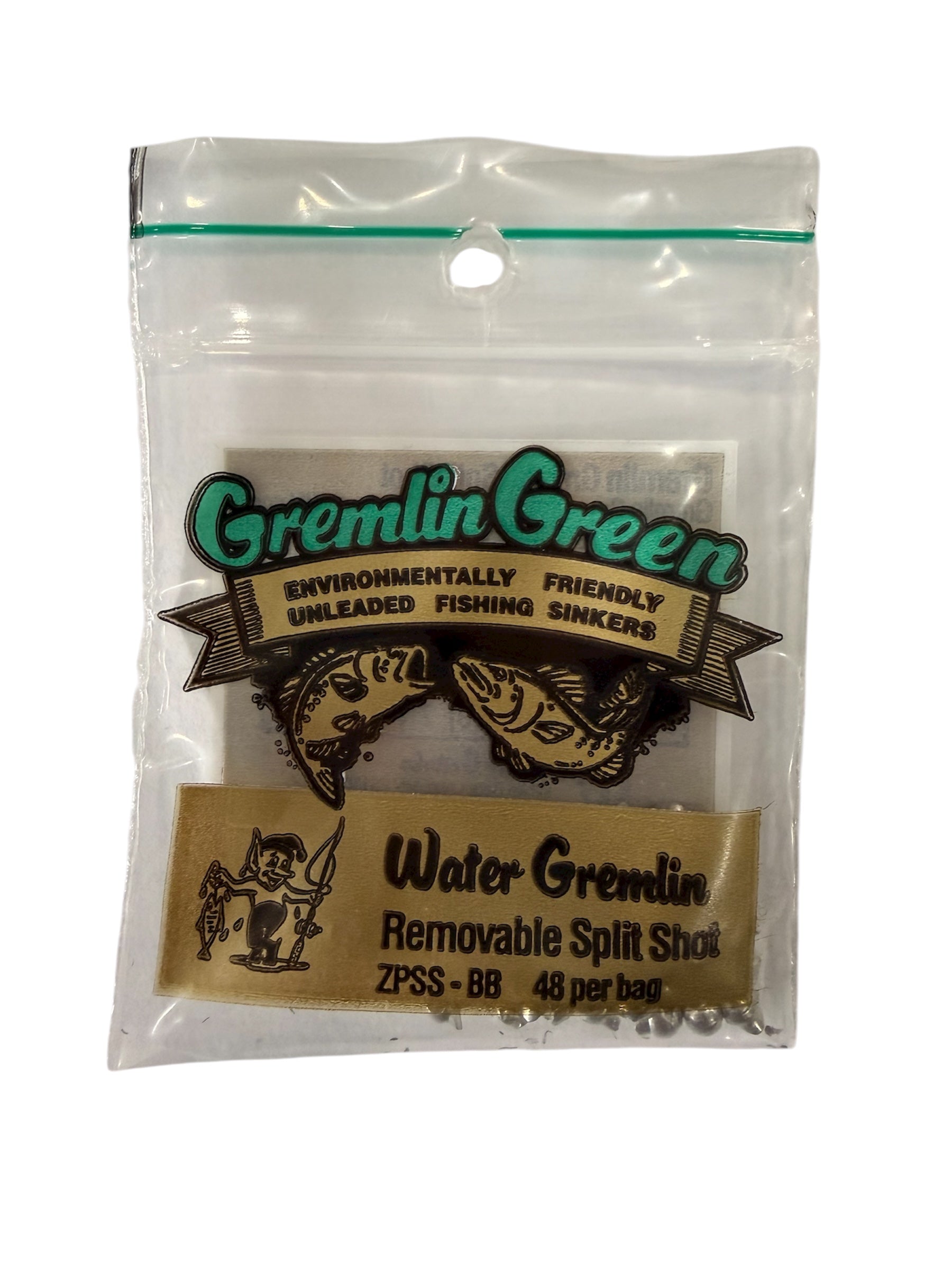 Gremlin Green Water Gremlin Split Shot – Capitol Fishing Tackle Company